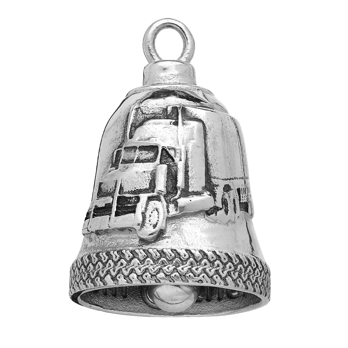 Stainless Steel Motorcycle Ride Bell ® Semi-Trucker Bell RB21 ...