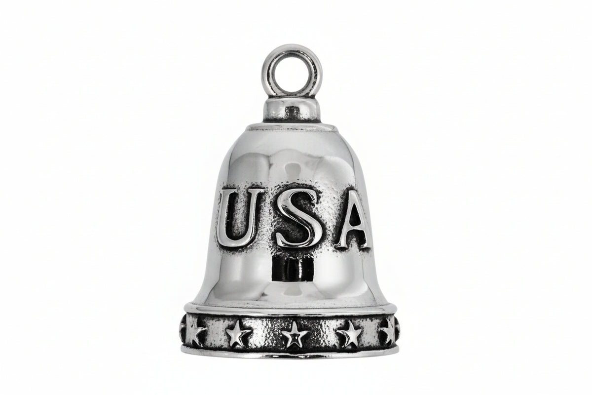 Gremlin Bell Ride Bell® American Flag Stainless Steel Large Version RB ...